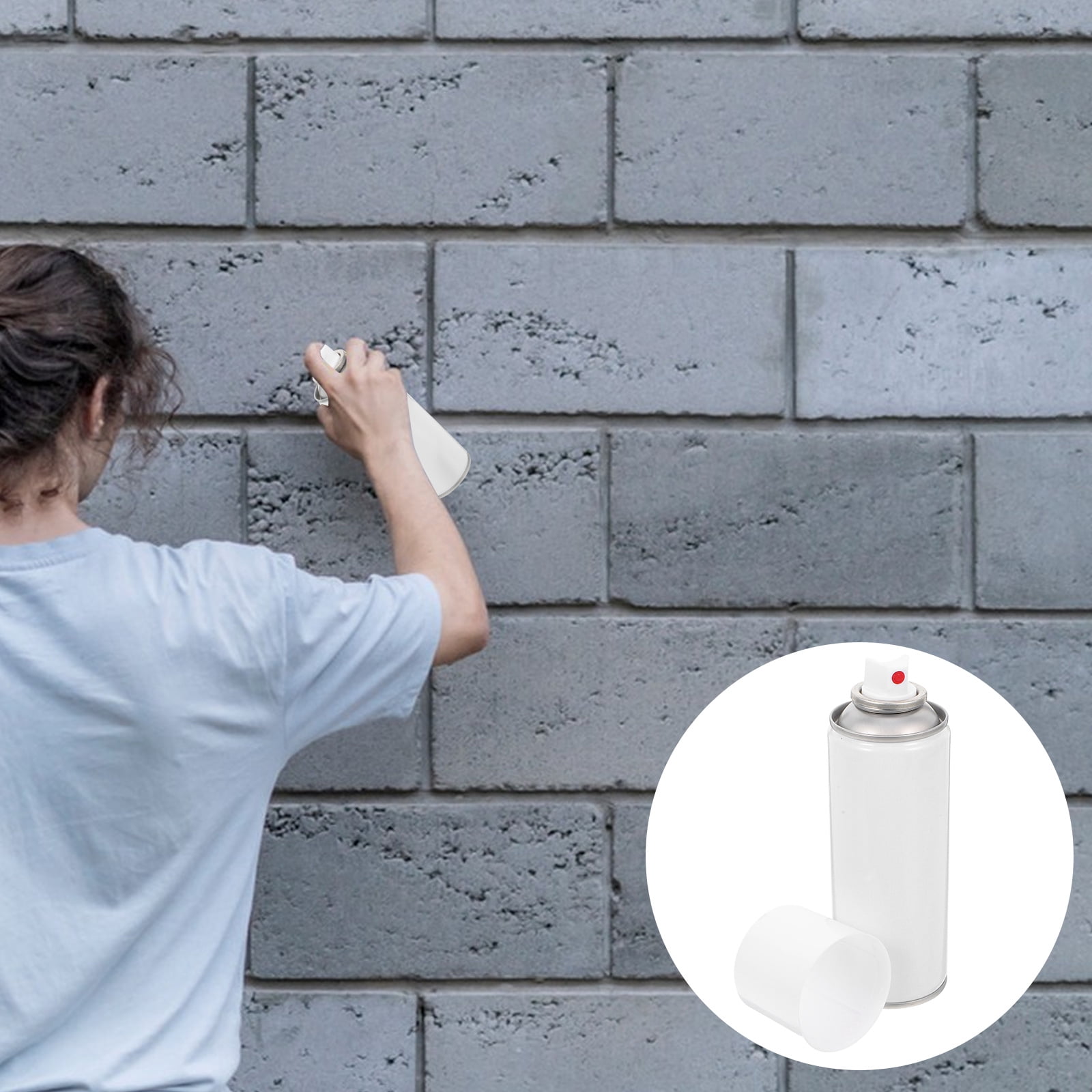 OUNONA Empty Tinplate Aerosol Spray Can Paint DIY Spray Can for ...