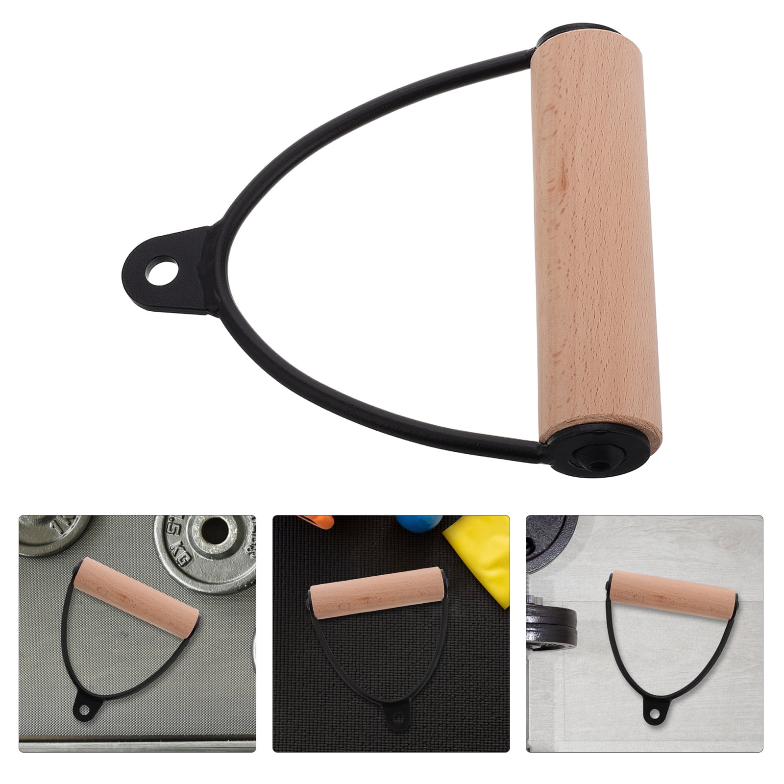 OUNONA Ergonomic Exercise Handles for Cable Machines Gym Attachments 1 ...