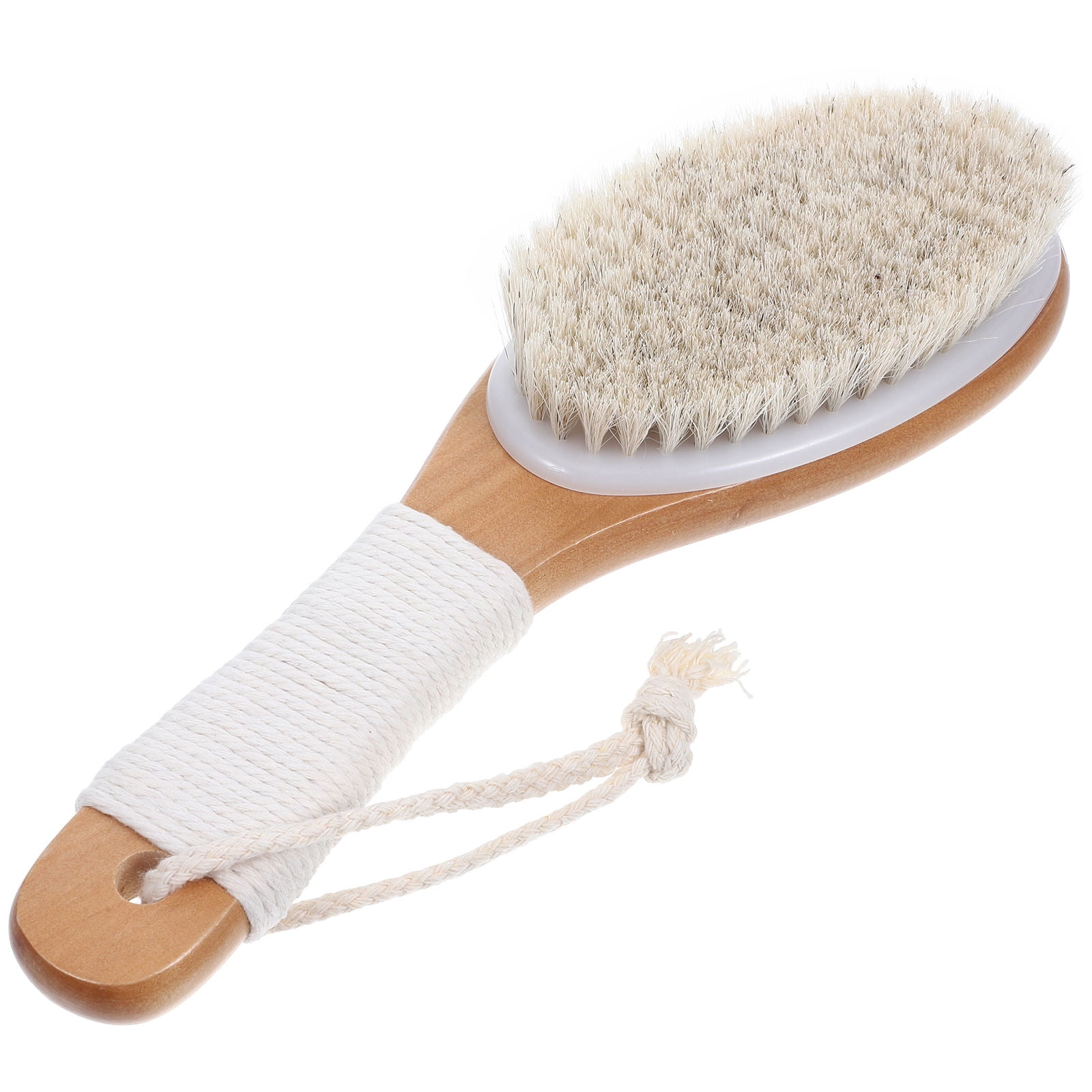 OUNONA Ergonomically Designed Body Bathing Brush with Horsehair for ...