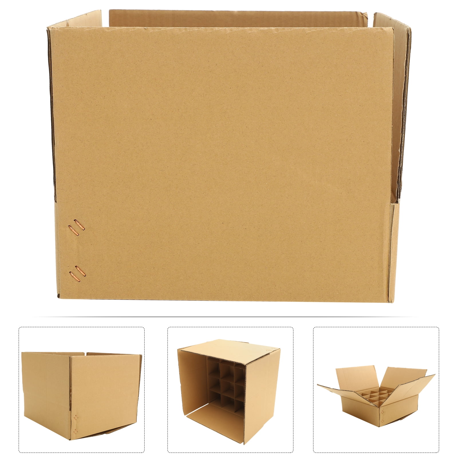 OUNONA Express Corrugated Board Box Packaging Box Multi-grid Shipping ...