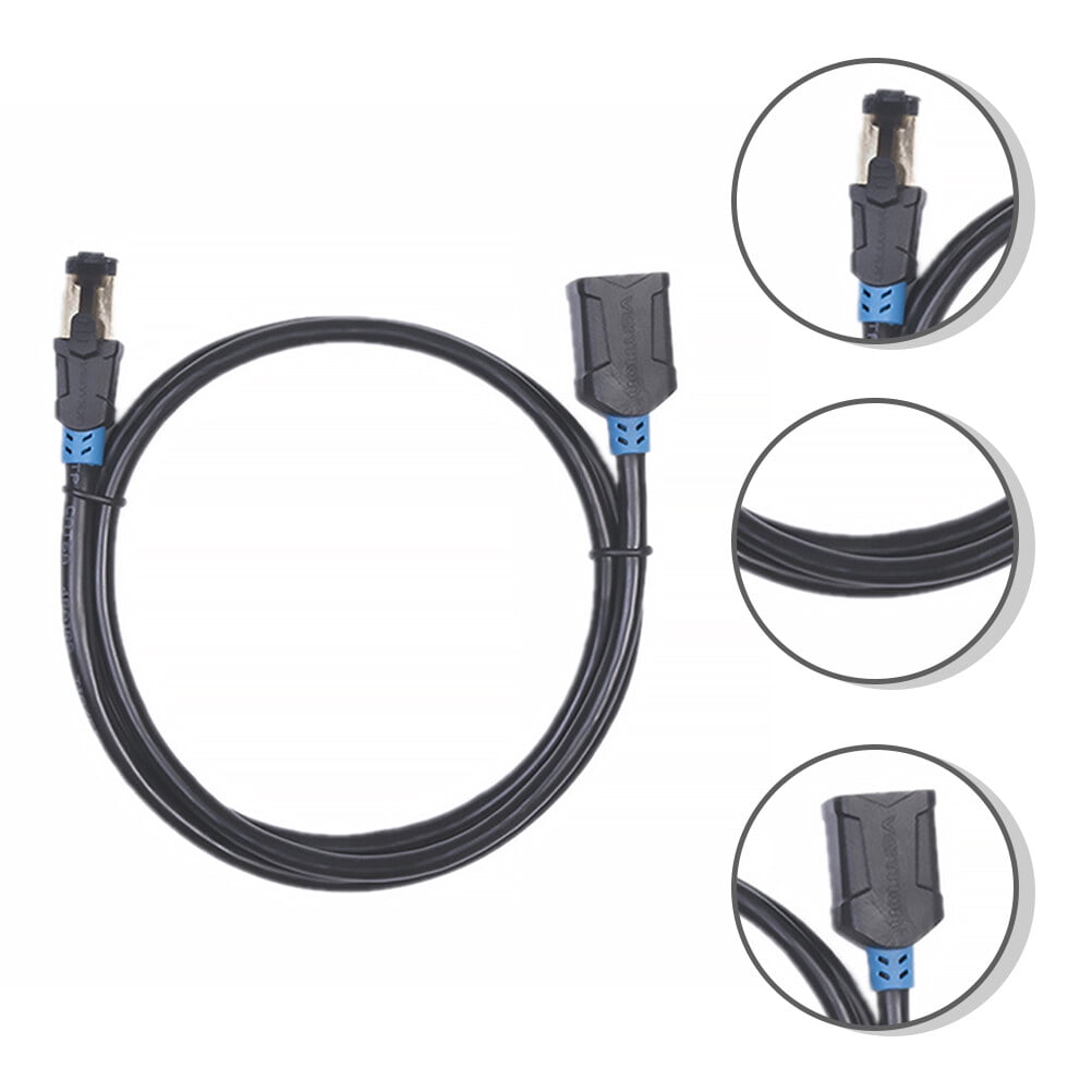 OUNONA Extension Cable 1.5m Double Shielding Cat6 Ethernet Extender ...