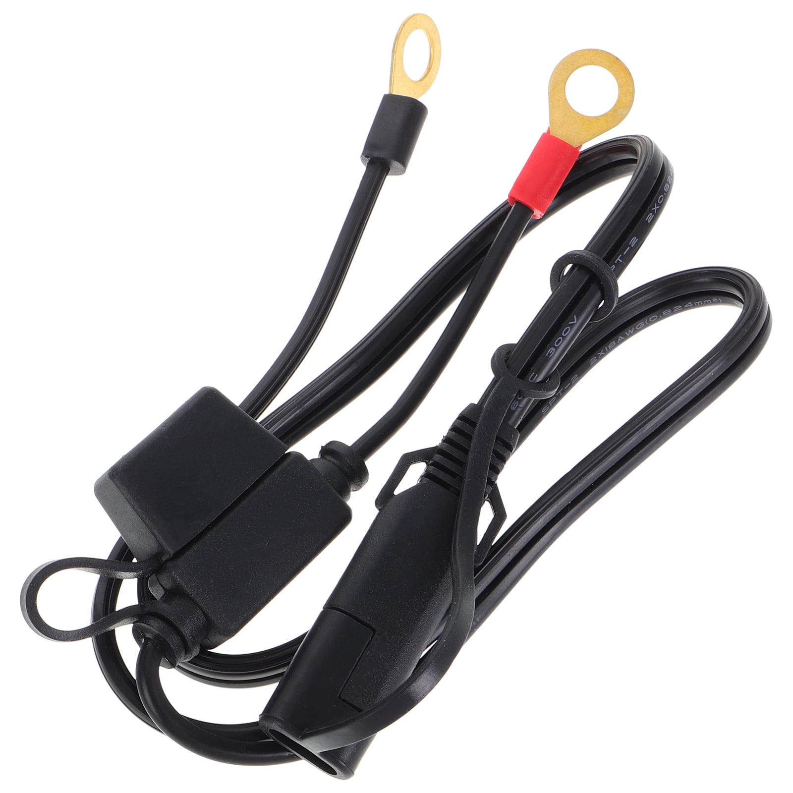 OUNONA Quick Disconnect Battery Extension Cord for Car Black Plastic 6 ...