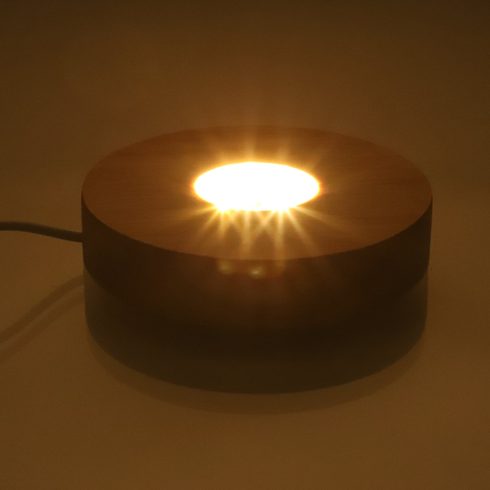 OUNONA Fairy Lights Wooden Lamp Holder Creative Night Base Study Room ...