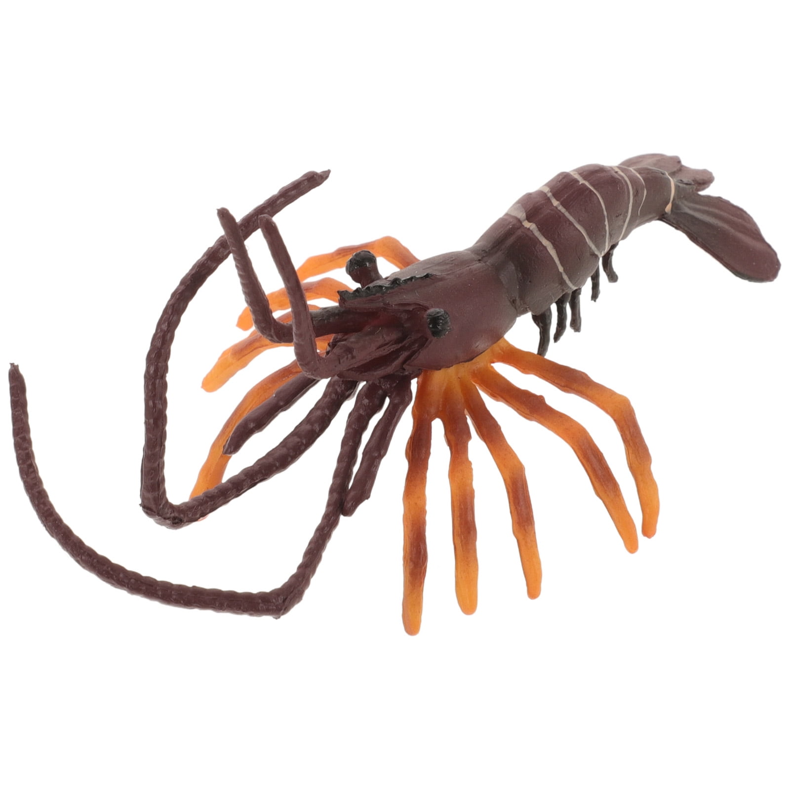 OUNONA Fake Shrimp Model Faux Device Combination Child Light Brown ...