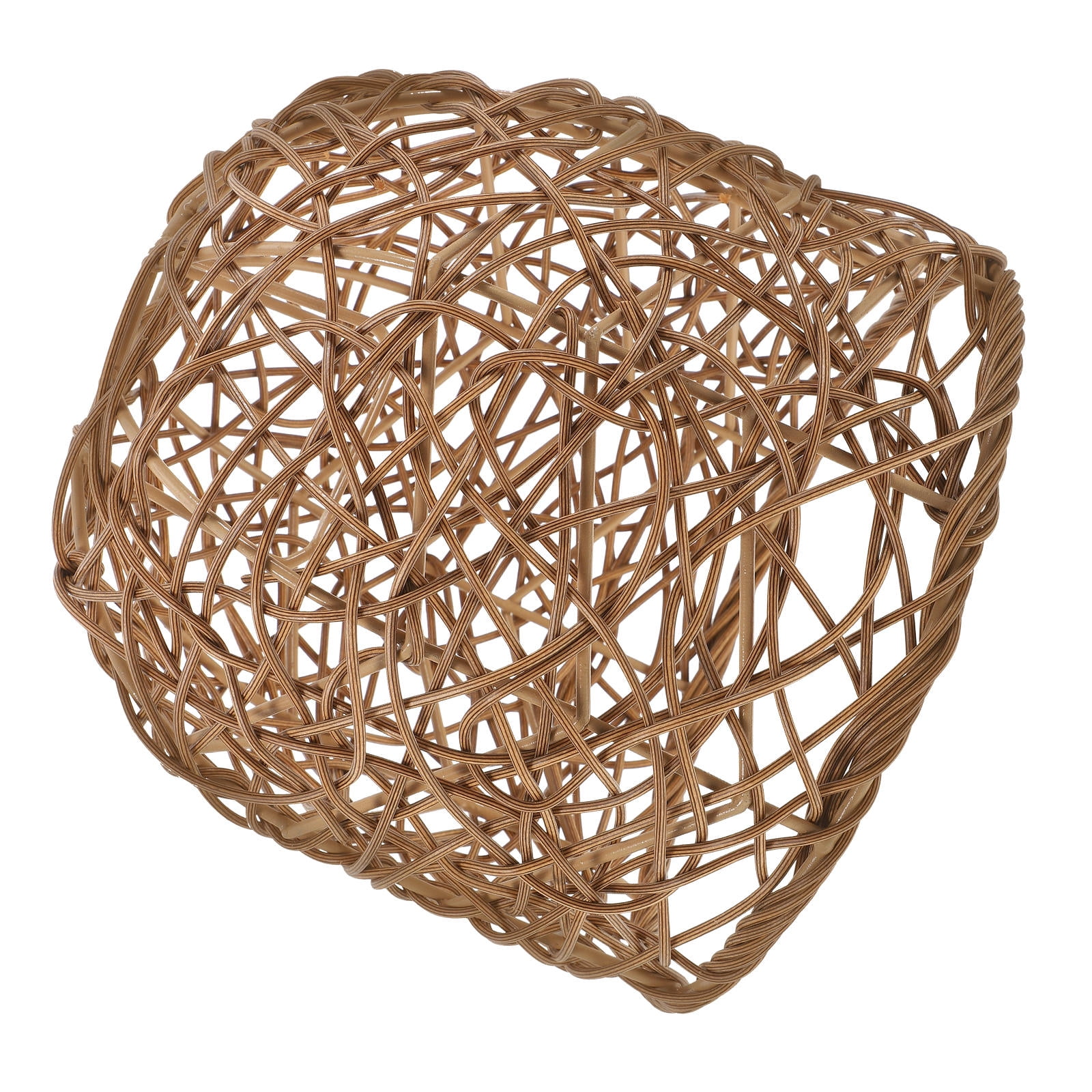 OUNONA Farmhouse Kitchen Light Shade Imitation Rattan Lampshade Boho ...