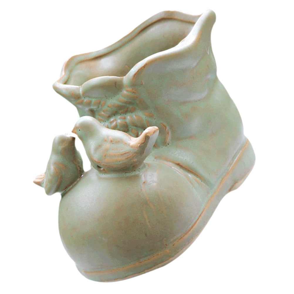 OUNONA Feet Shoe Pot American Gardening Flower Pregnant Woman - Walmart.com