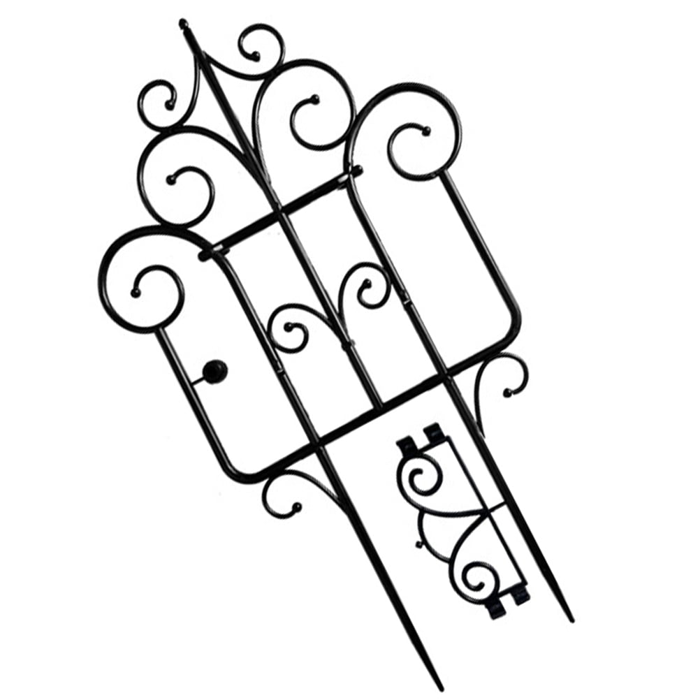 OUNONA Fence Paint Trellis Brackets Patio Fencing Garden Border Panel ...