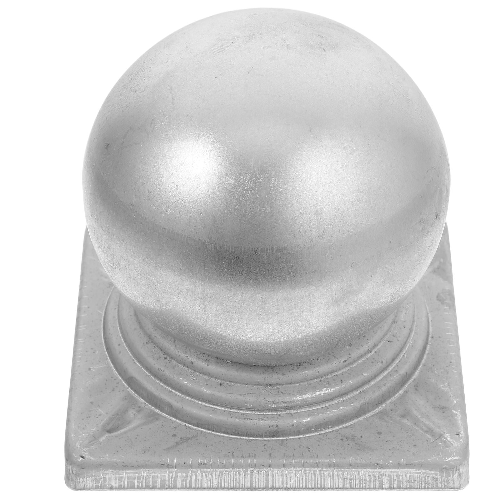 OUNONA Fence Post Cap Cover Metal Fence Post Accessory Garden Fence ...
