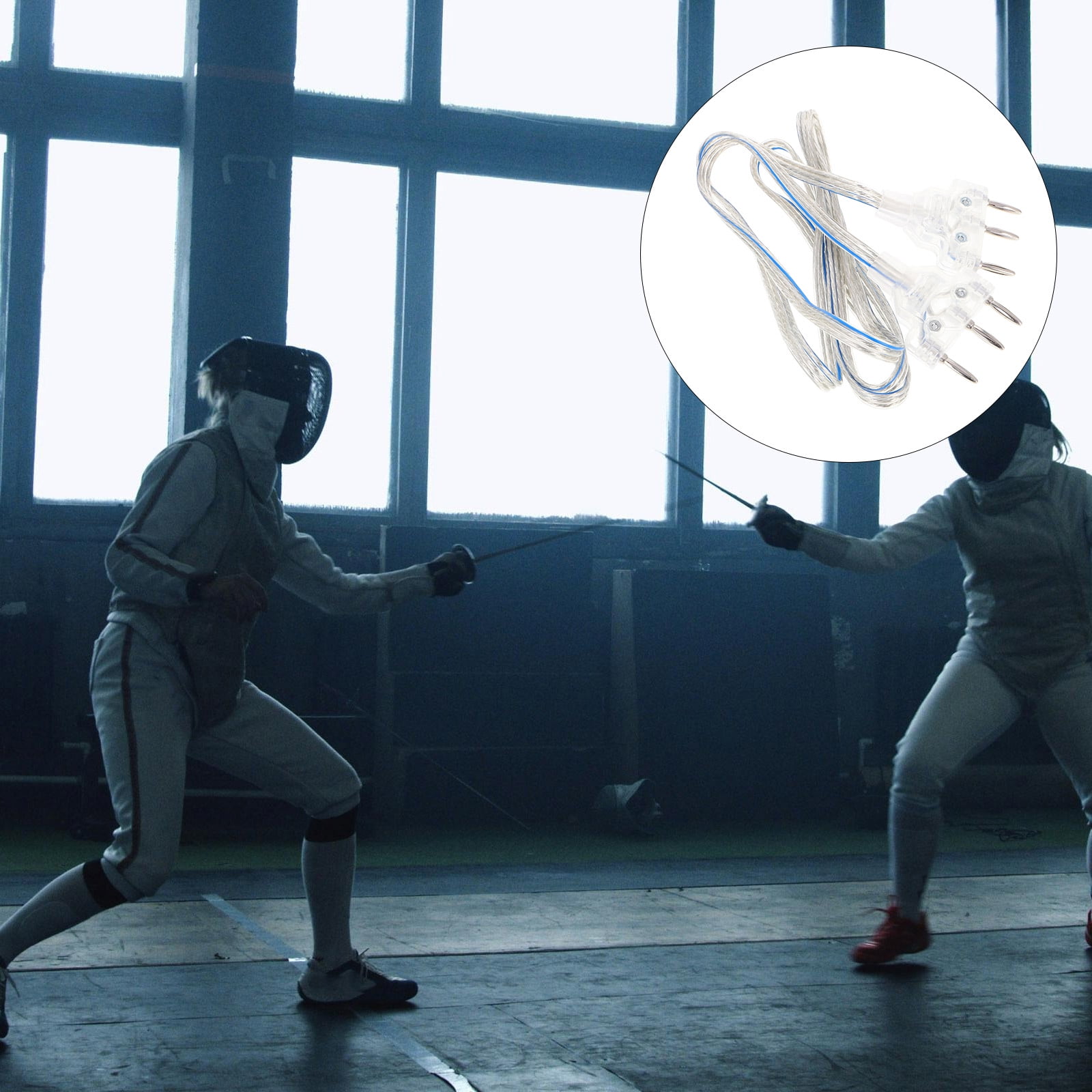 OUNONA Fencing Foil Body Cord Clear Wire Competition Fencing Hand Wire ...