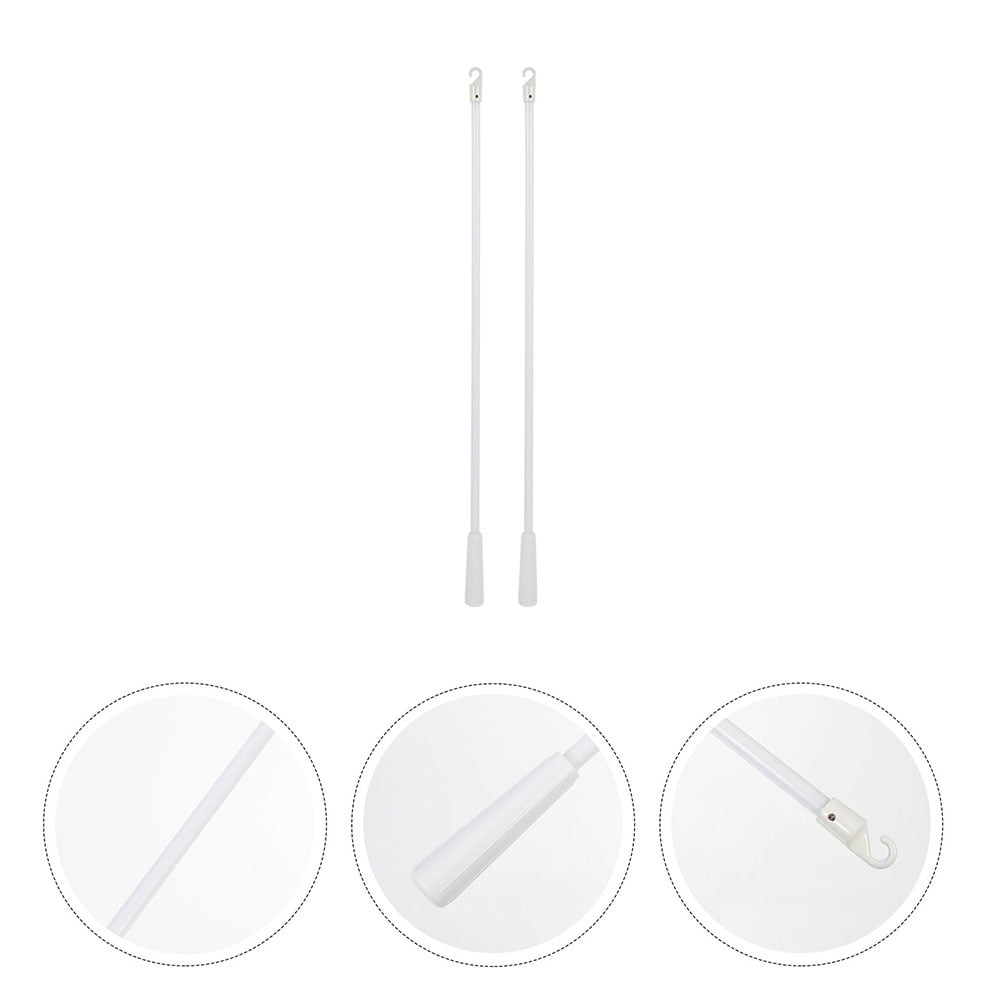 OUNONA Fiberglass Blind Sticks Vertical Louver Curtain Pull Rods ...