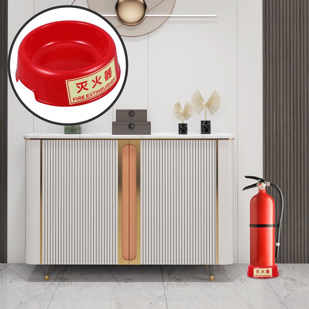 OUNONA Fire Extinguisher Stand with Glow in the Plastic Home Safety ...