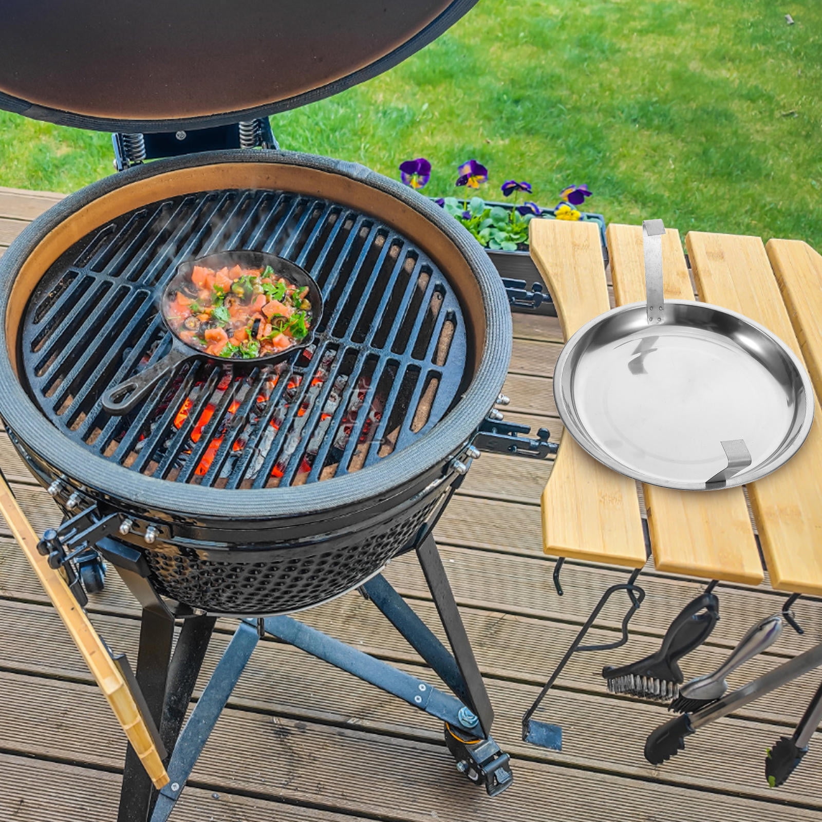 OUNONA Fireplace Tray Ash Pan with Handles Ash Pan for Ash Collection ...