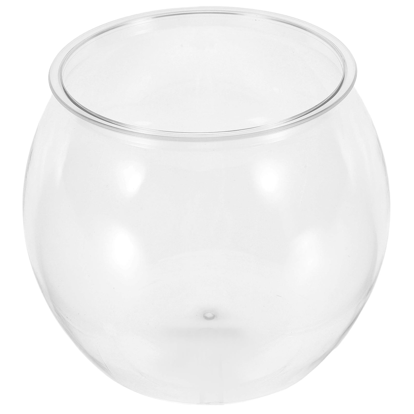 OUNONA Fish Bowls for Centerpieces Plastic Clear Fish Bowl for Drinks ...