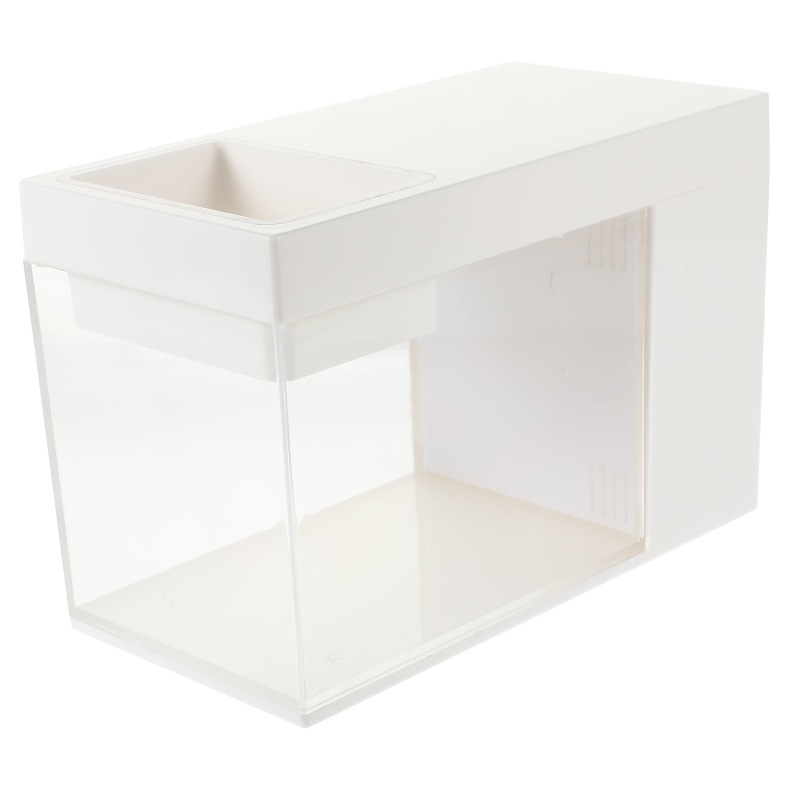 OUNONA Fish Tank Betta Aquarium Acrylic Mini Table Small Starter Kit ...