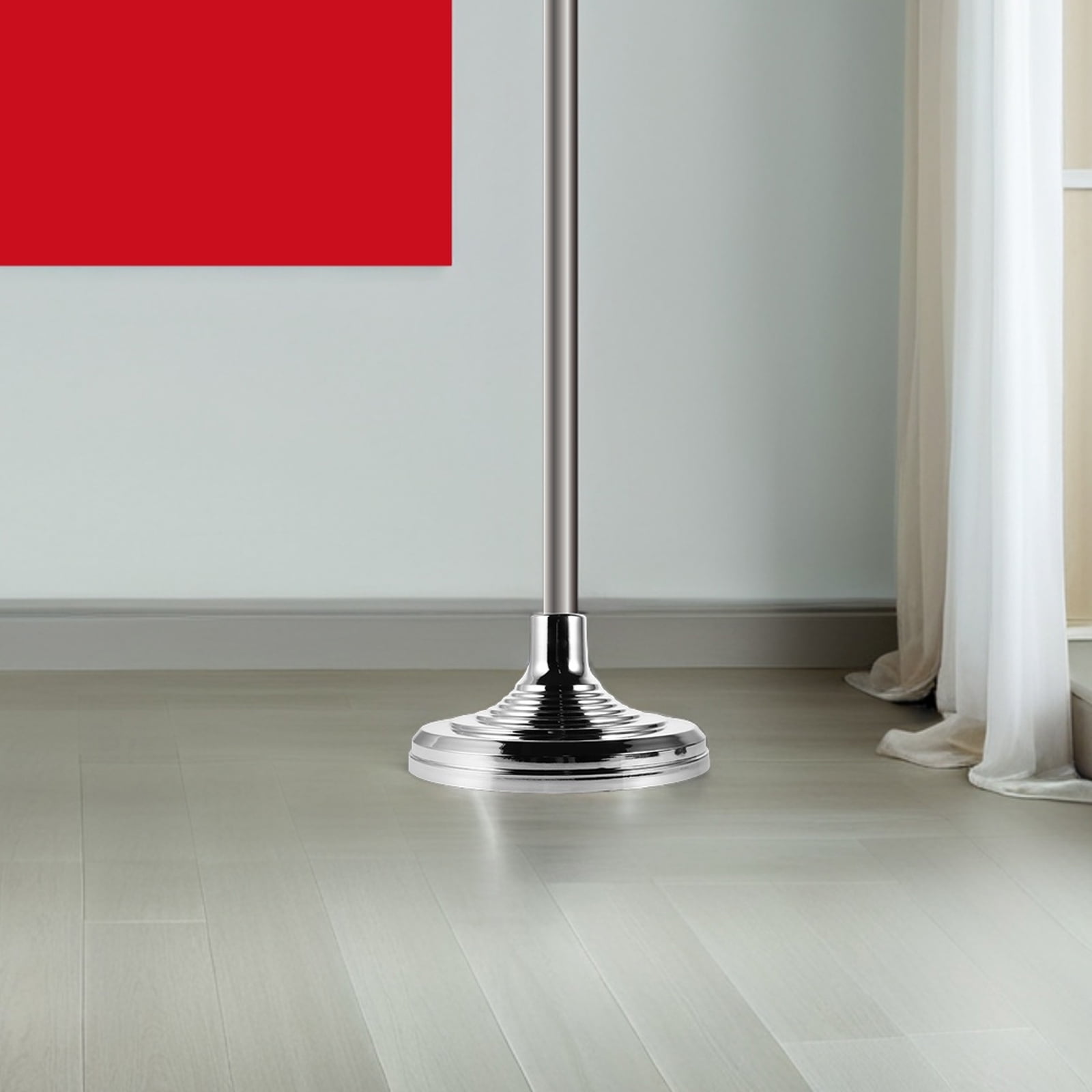 OUNONA Flagpole Holder Garden Flag Pole Stand Plastic Flag Stand Base ...