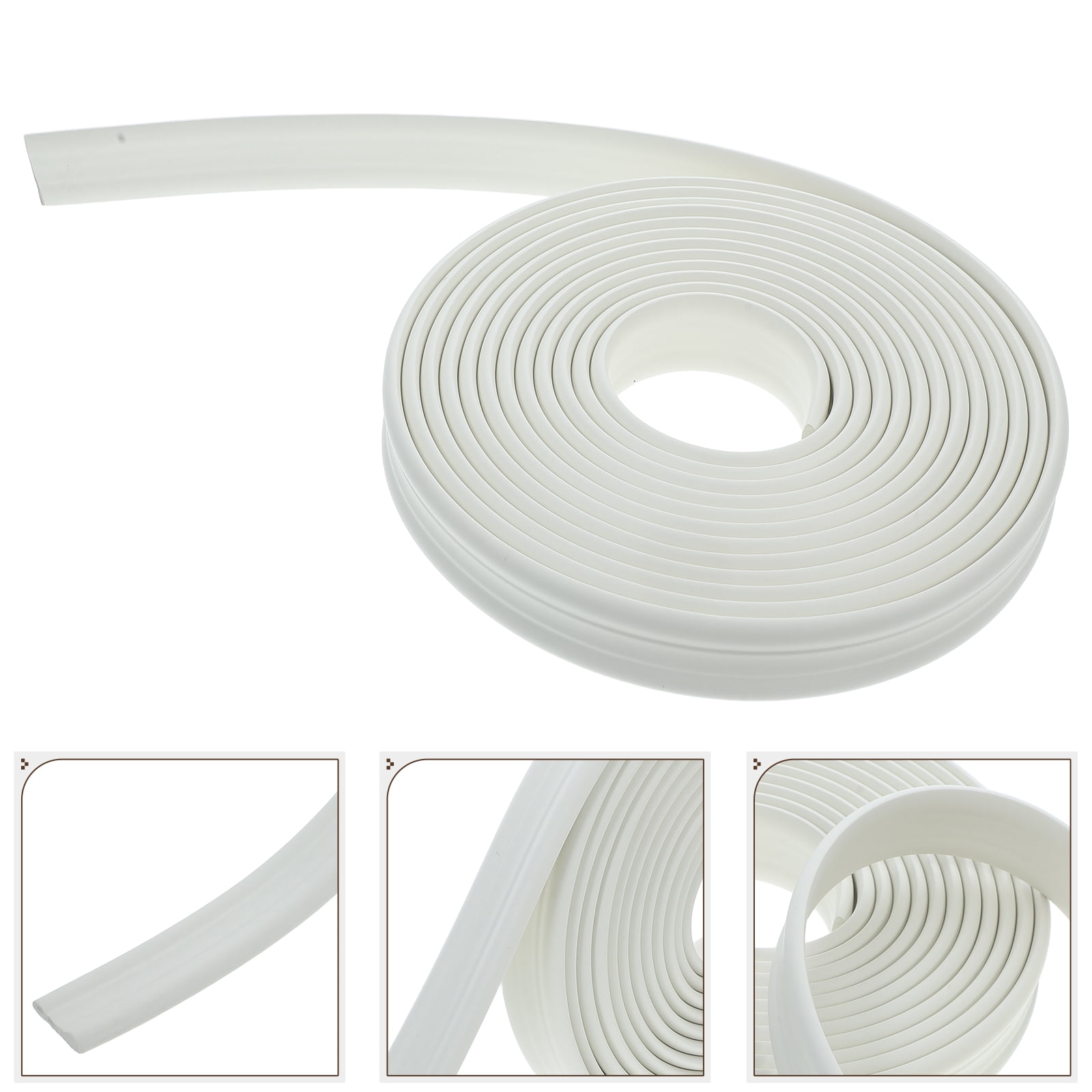 Homoyoyo NBR White Self Adhesive Decorative Molding Trim for Home Decor ...