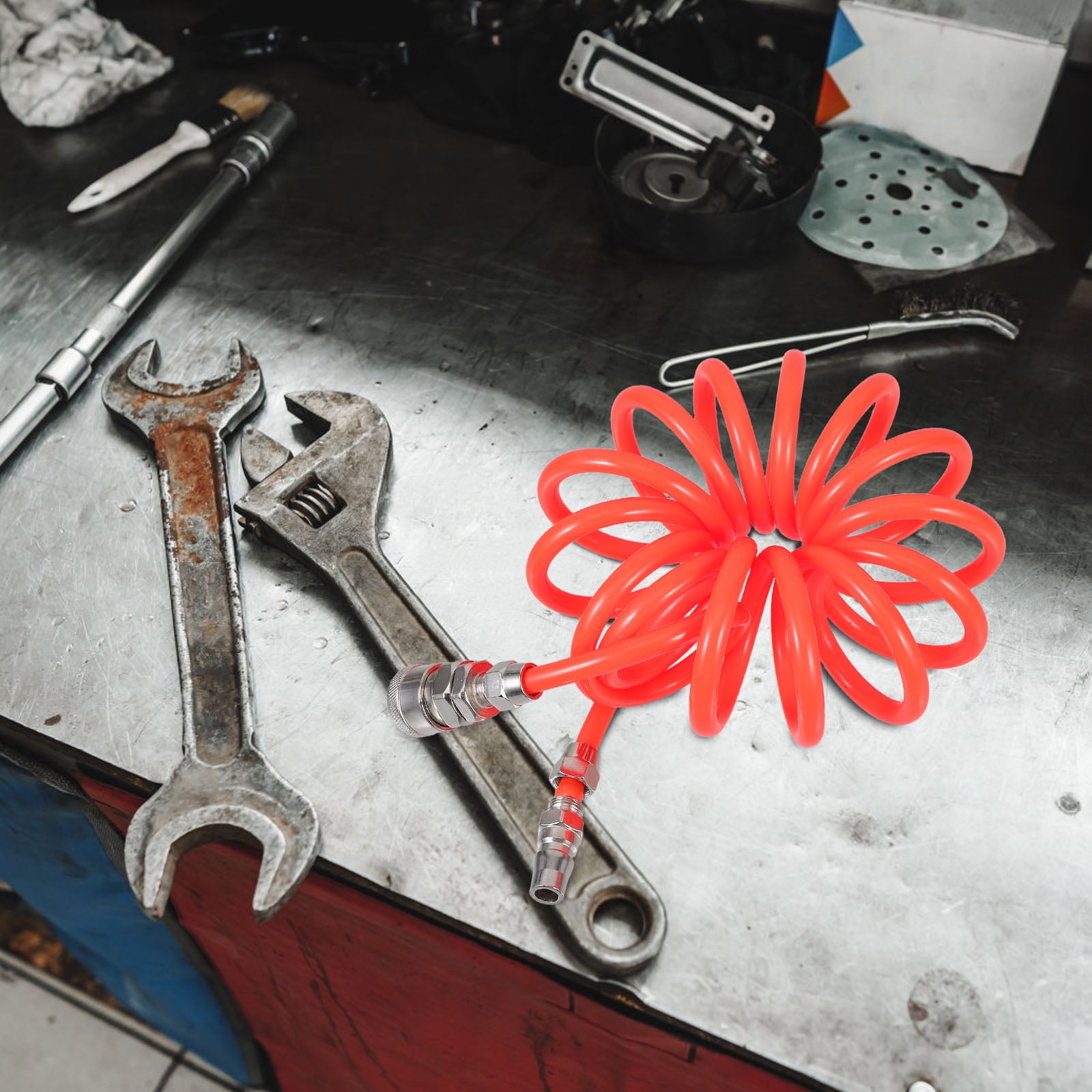 OUNONA Flexible Spring Compressor Hose Air Pump Extension Hose with ...