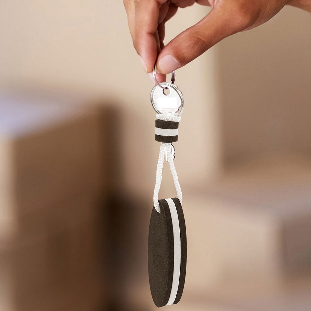 OUNONA Floating Boat Key Ring Key Float Buoy Keychain Oval Shaped 1 ...