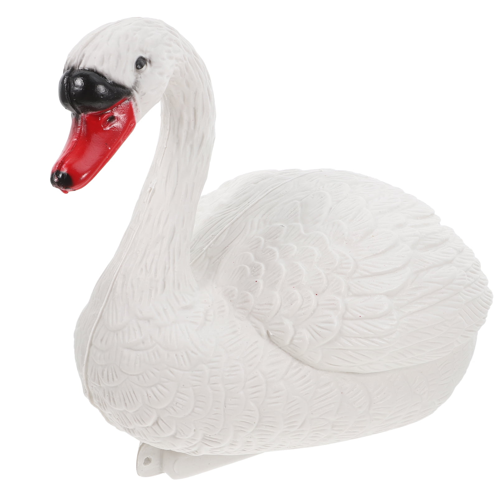 OUNONA Floating Swan Figurine For Outdoor Garden And Yard Realistic ...