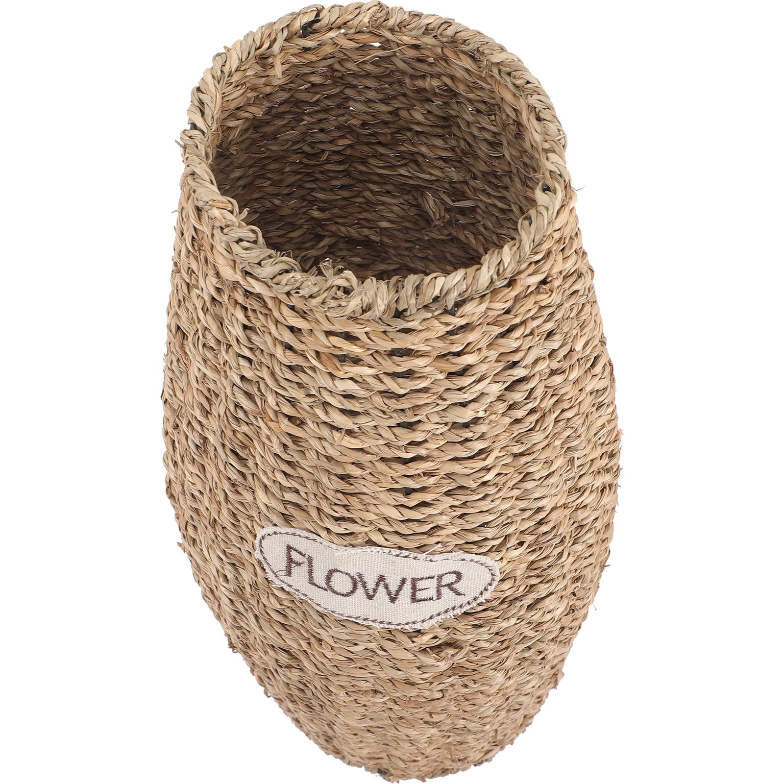 OUNONA Flower Vase Rattan Planter Bottle Weaving Flower Vase Artificial ...