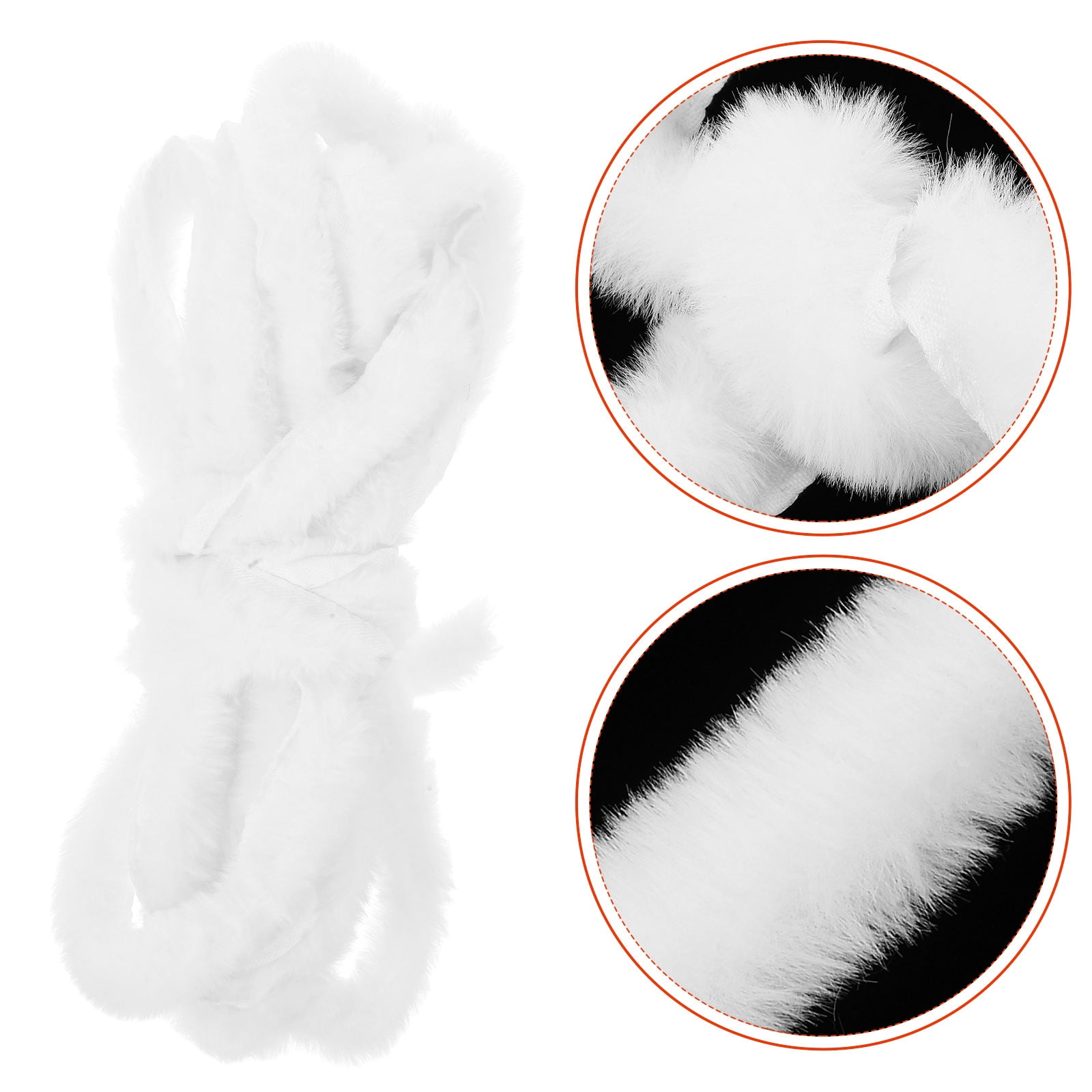OUNONA Fluffy Faux Fur Fabric For Crafts Garment Decoration Versatile ...
