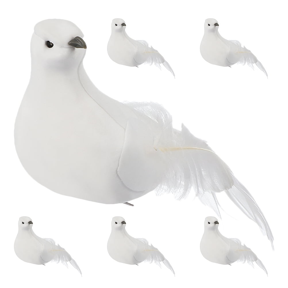 OUNONA Flying Bird Party Decorations Christmas Tree Artificial Foam ...