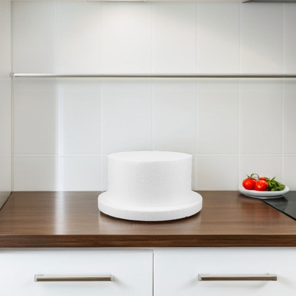 OUNONA Foam Cake Dummy Fake Cake Model For Cake Decorating Practice ...