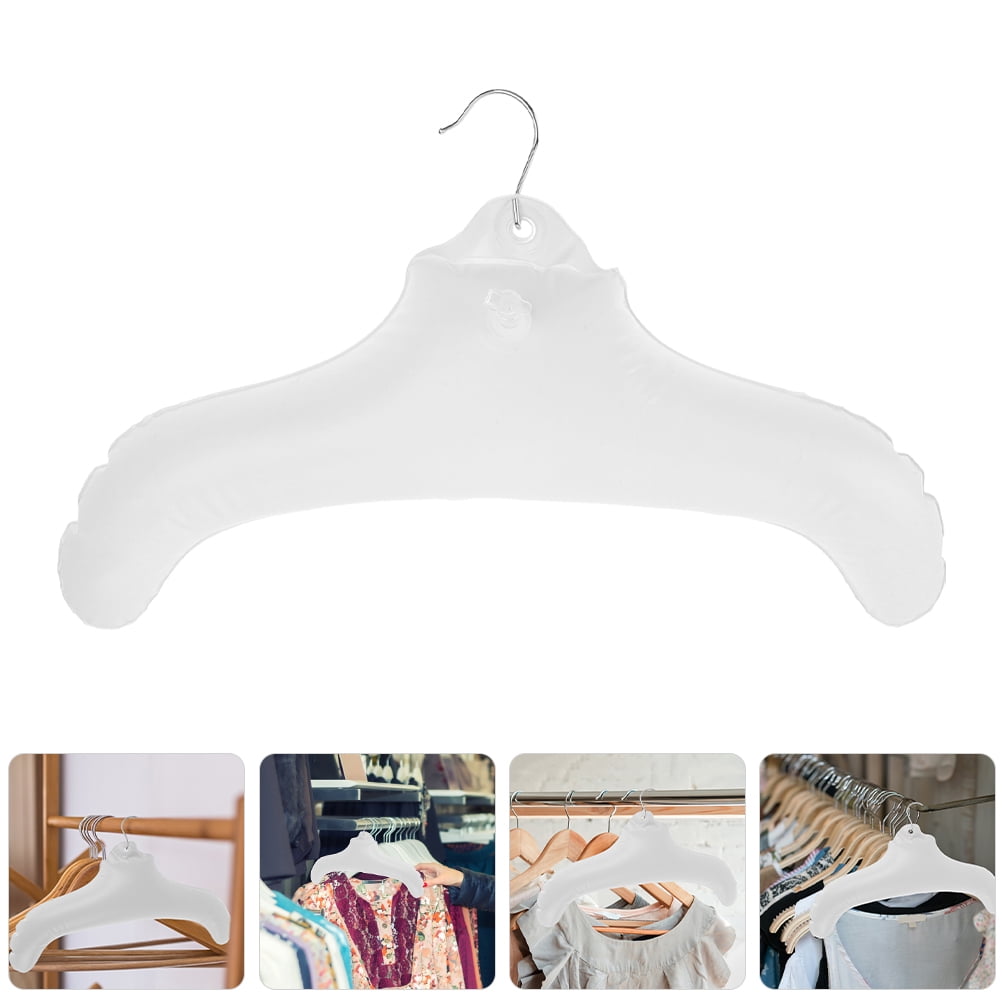 OUNONA Foldable Inflatable Travel Hanger for Clothes Made of PVC and ...