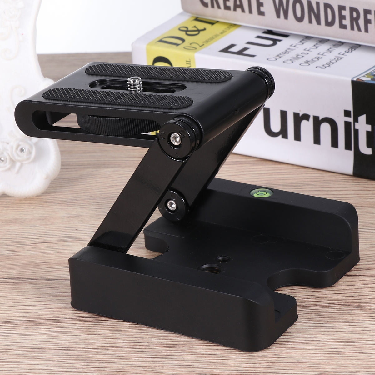 OUNONA Folding Camera Stand Z Type Quick Release Plate for Home Outdoor ...