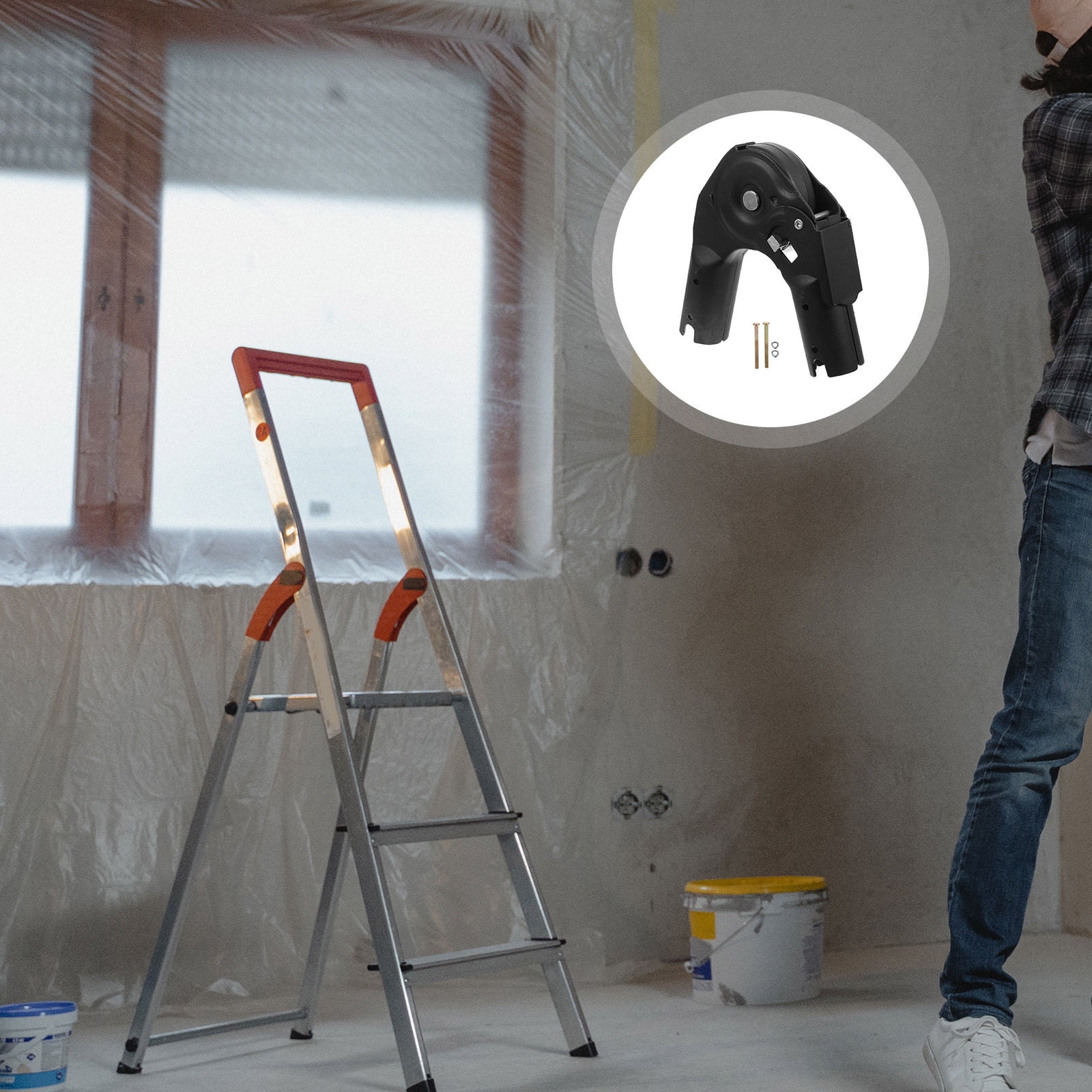 OUNONA Folding Ladder Hinge Ladder Joint Connector Ladder Hasp Hinge ...