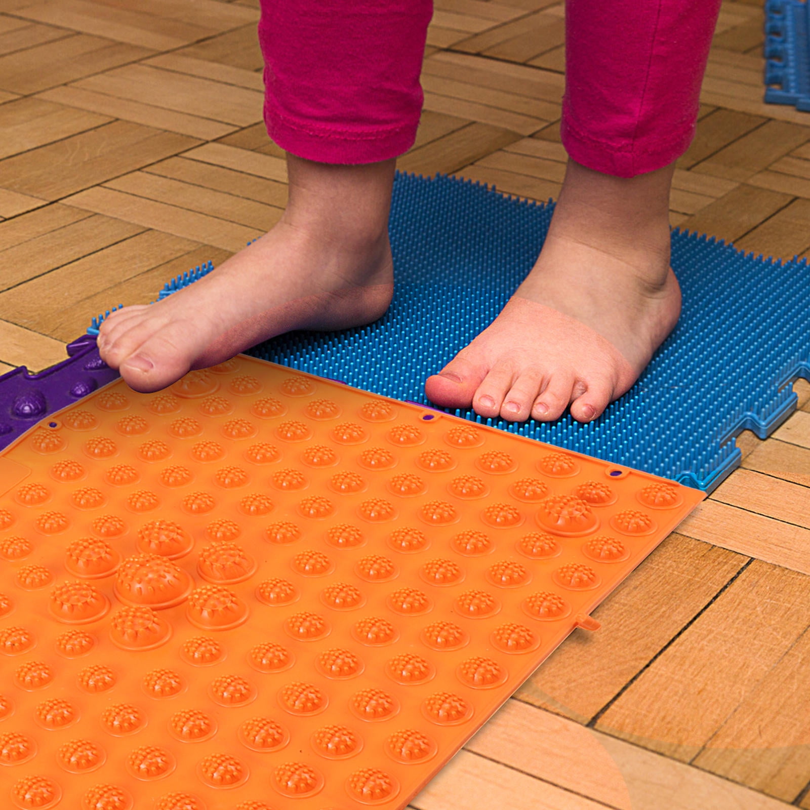 OUNONA Foot Acupressure Mat Foldable Foot Massager Mat Foot Pressure ...