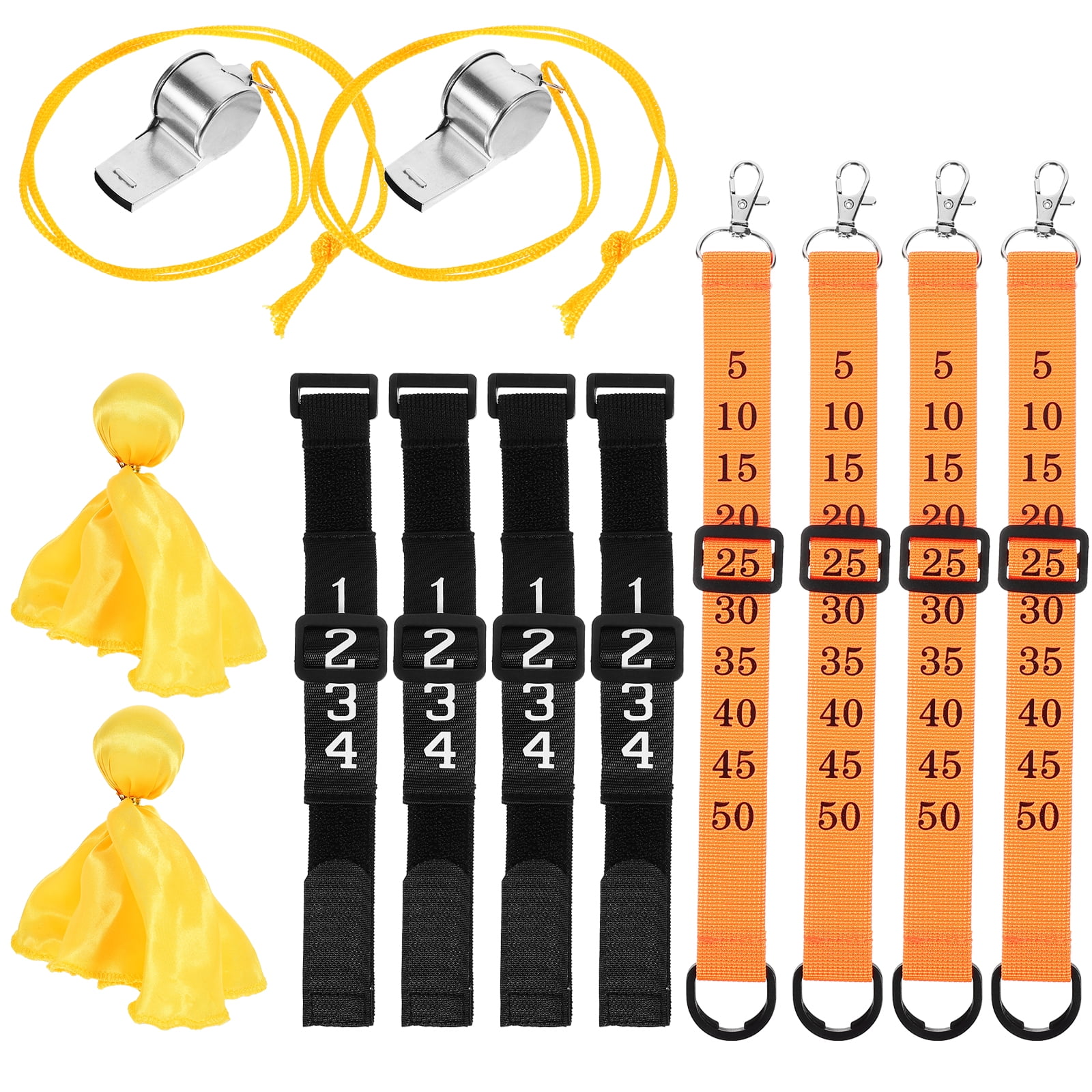 OUNONA Football Numbered Band Wrist Chain Clip Umpire Gear Visors for ...
