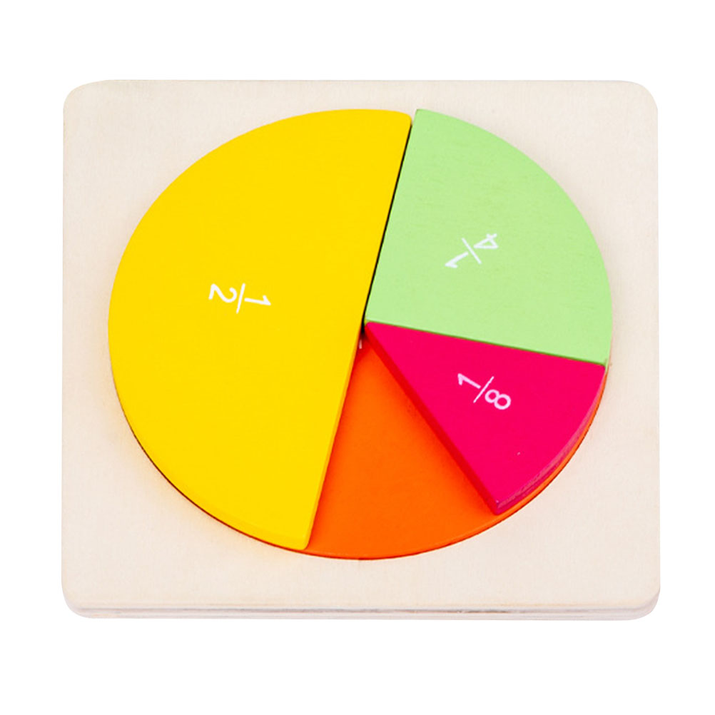 OUNONA 1pc Educational Resources Fraction Circles Fraction Pie Puzzles ...