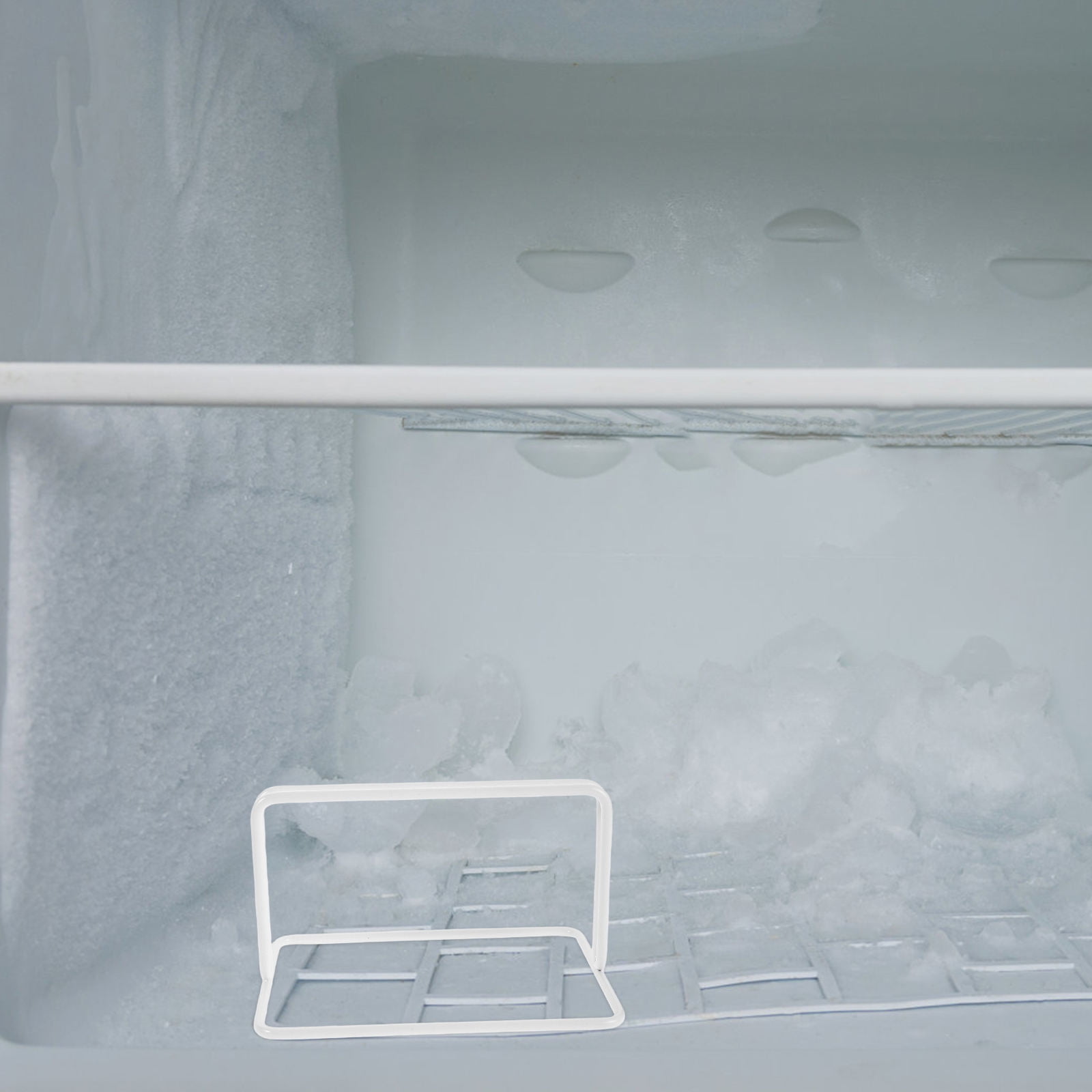 OUNONA Easy Install White Iron Freezer Divider Rack for Space ...