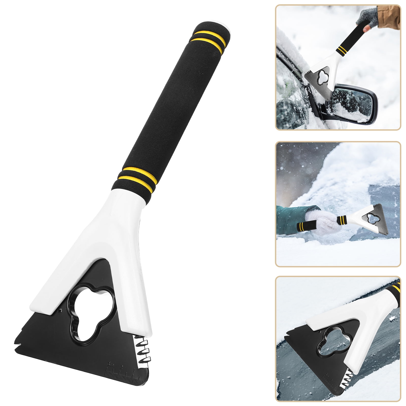 OUNONA Frost-Proof Snow Removal Tool For Cars Windshield Ice Scraper ...