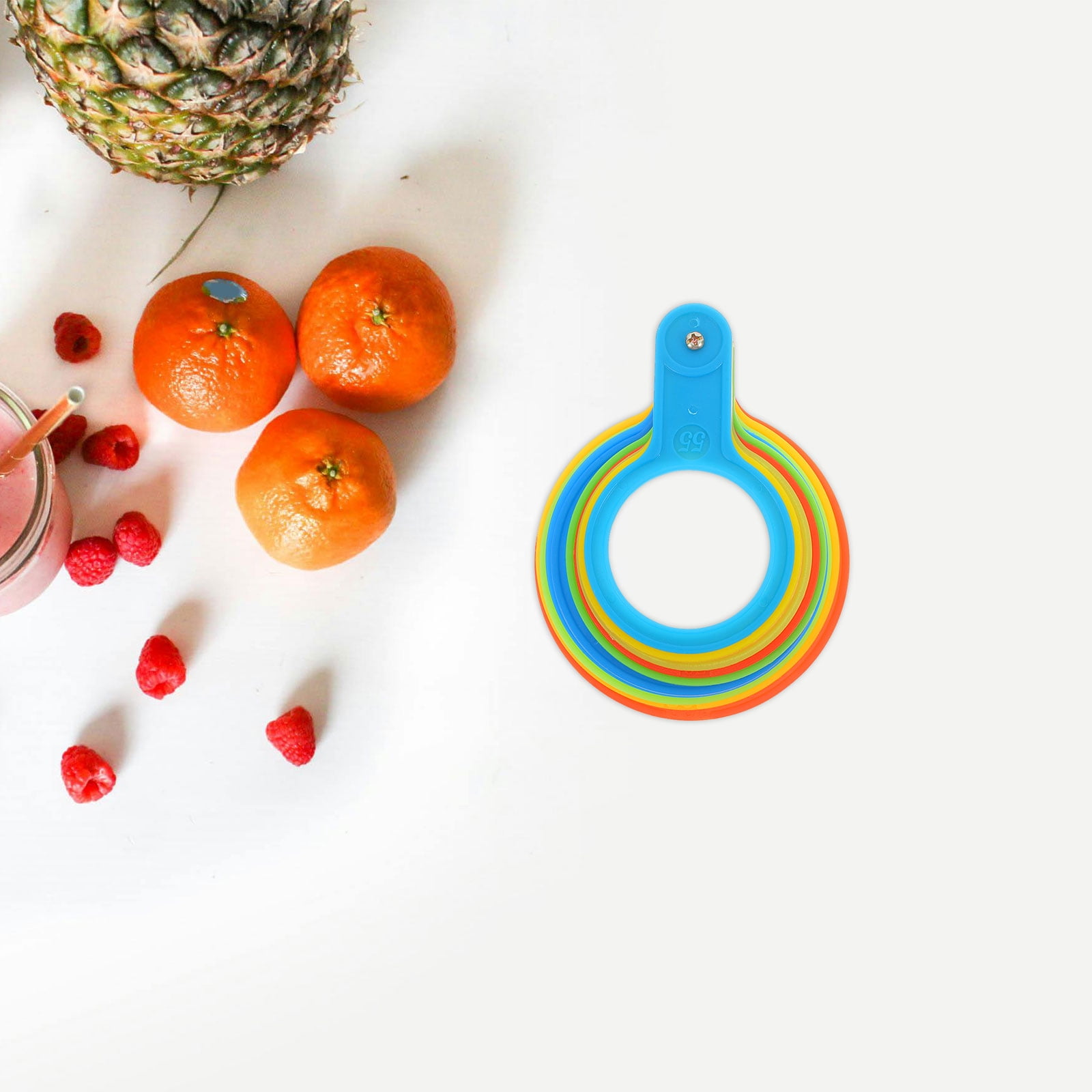 OUNONA Fruits Measuring Circle Plastic Fruits Sizing Calipers Diameter ...