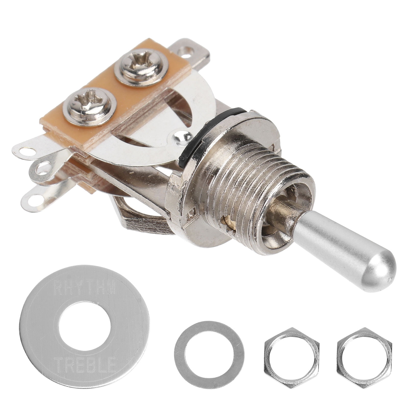OUNONA GN119 3 Way Toggle Pickup Selector with Treble Washer Ring for ...