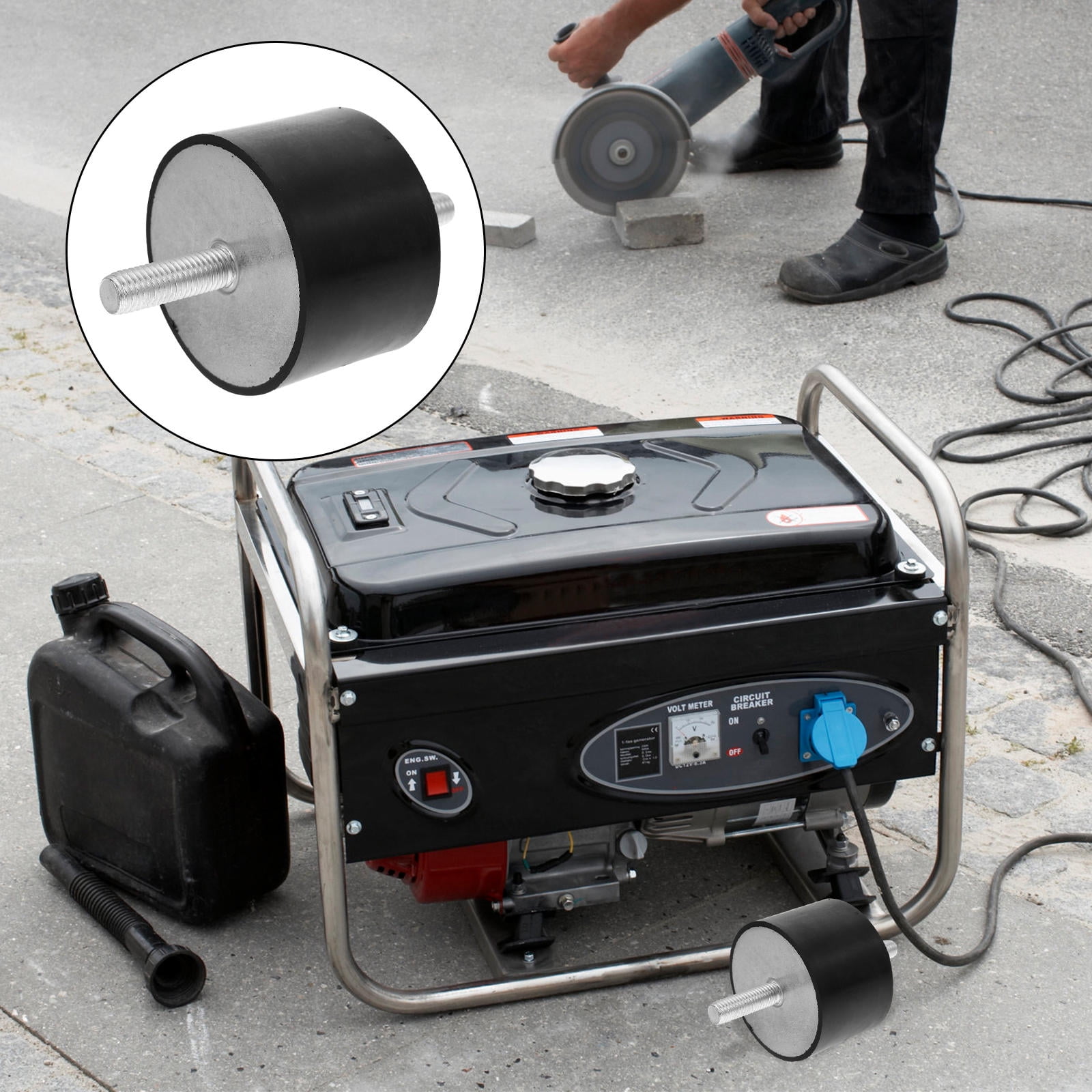 OUNONA Garage Motor Bushing Vibration Isolator for Motors Electric Air ...