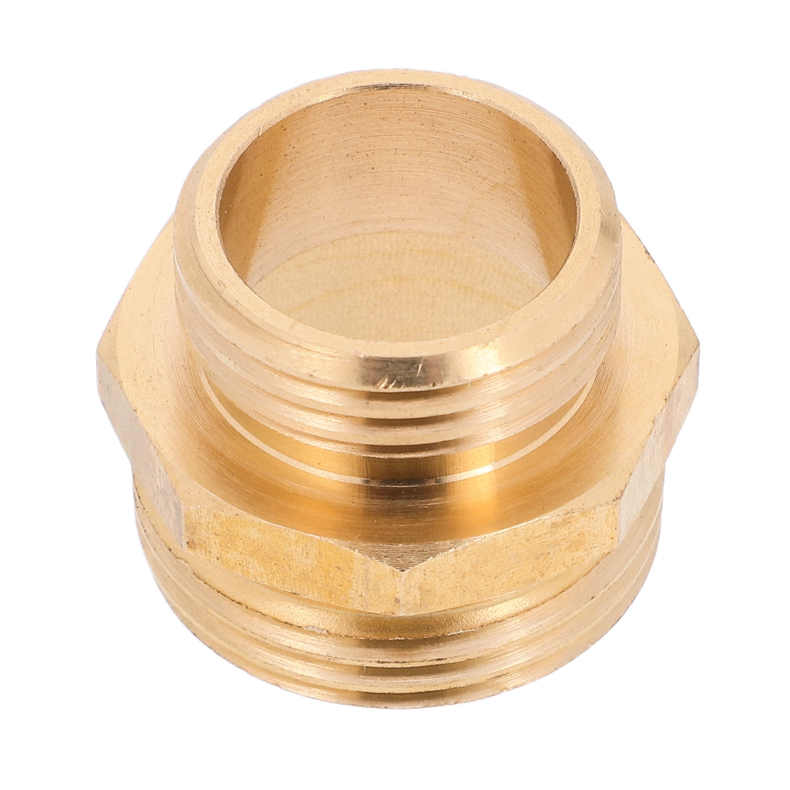 OUNONA Golden Brass Hose Adapter Male to Male Straight Connector for ...