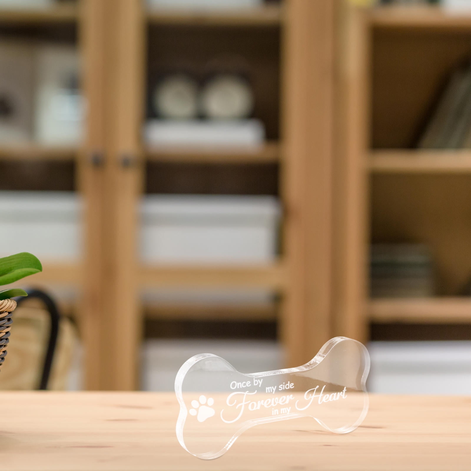 OUNONA Garden Memorial Plaque For Dog Bone Shaped Pet Memorial Dog ...