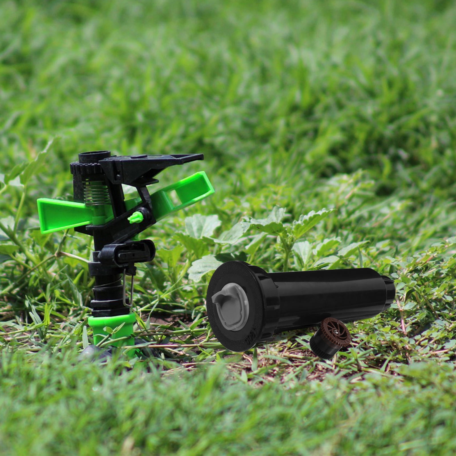 OUNONA Garden Sprinkler Spike Professional Sprayer Stake Multi-use ...