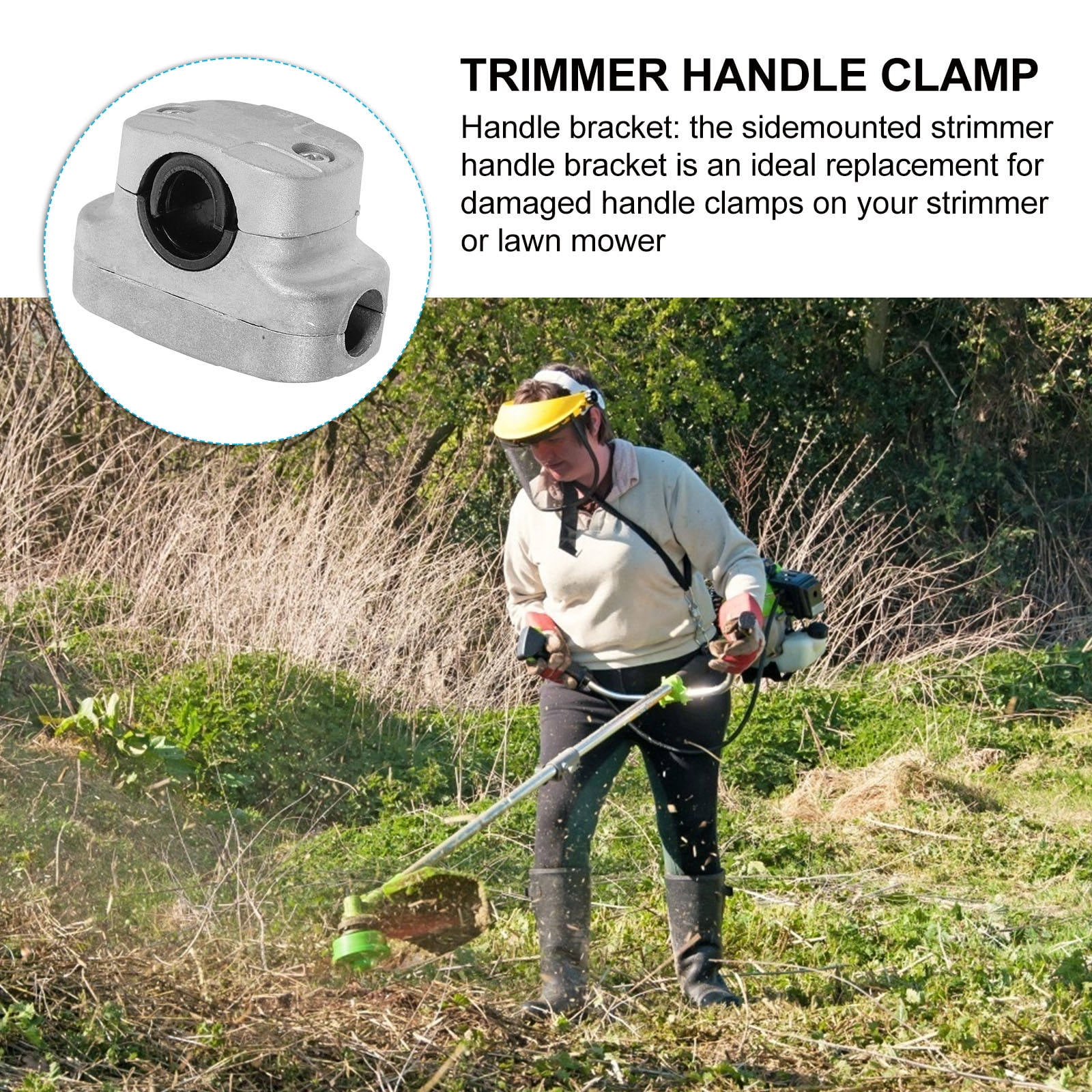 OUNONA Lawn Mower Handle Bracket for Daily Use Made of Aluminium Alloy ...