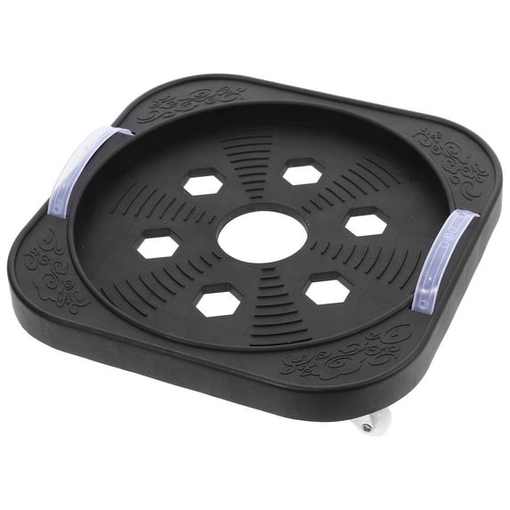 OUNONA Gas Tank Holder Rolling Planter Trolley with Wheels Plant Stand ...