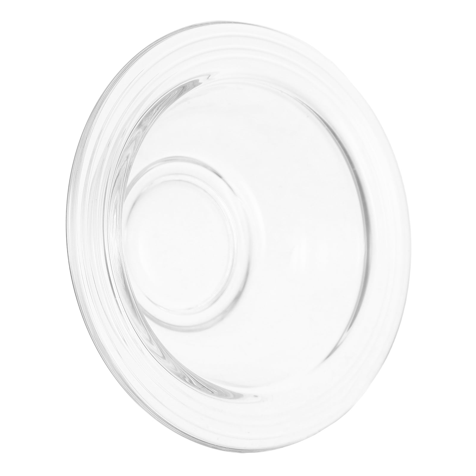 OUNONA Glass Candle Plate Bedroom Candlestick Decorative Candle Holder ...