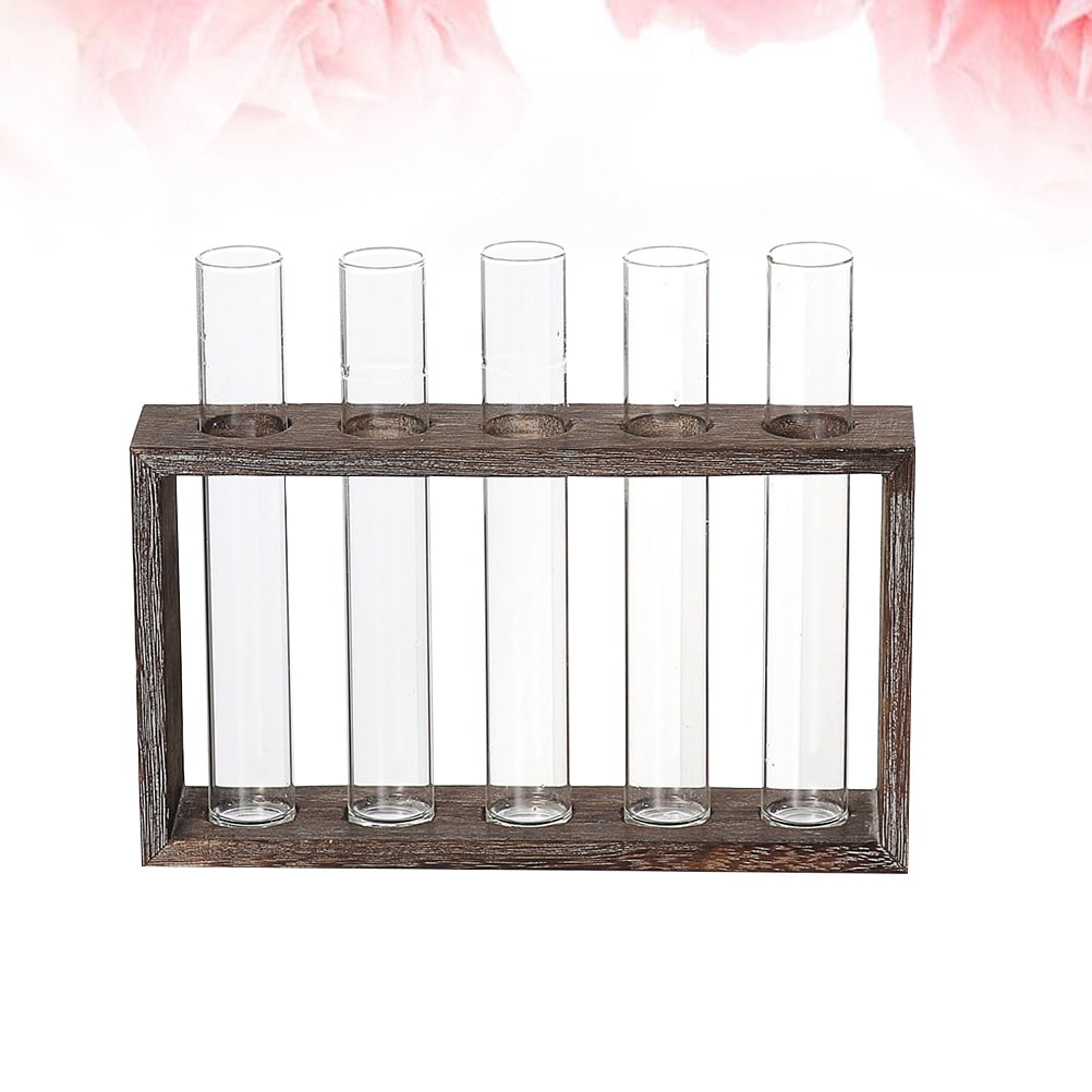 OUNONA Glass Test Tube Vase Vases Hanging Plant Pots Vintage Decor ...