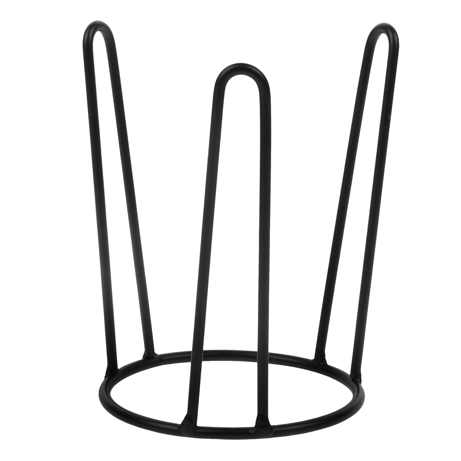 OUNONA Glass Vase Storage Rack Metal Egg Stand Garden Gazing Ball Base ...