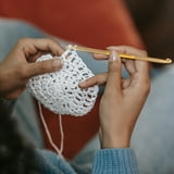 OUNONA Golden Aluminum Crochet Hooks for Knitting with Smooth Tips and ...