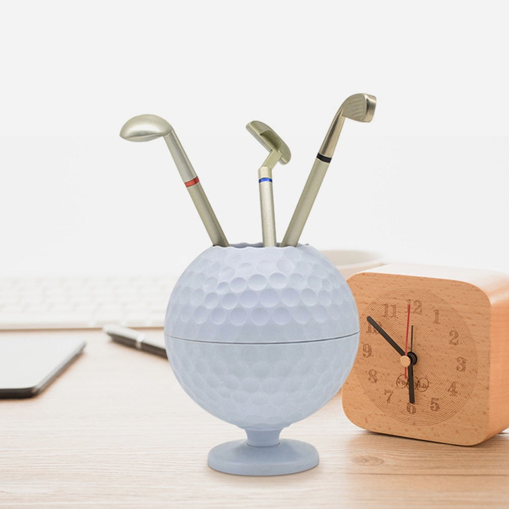 OUNONA Golf Ball Pen Holder Set of 1 Perfect for Storage Sturdy Plastic ...