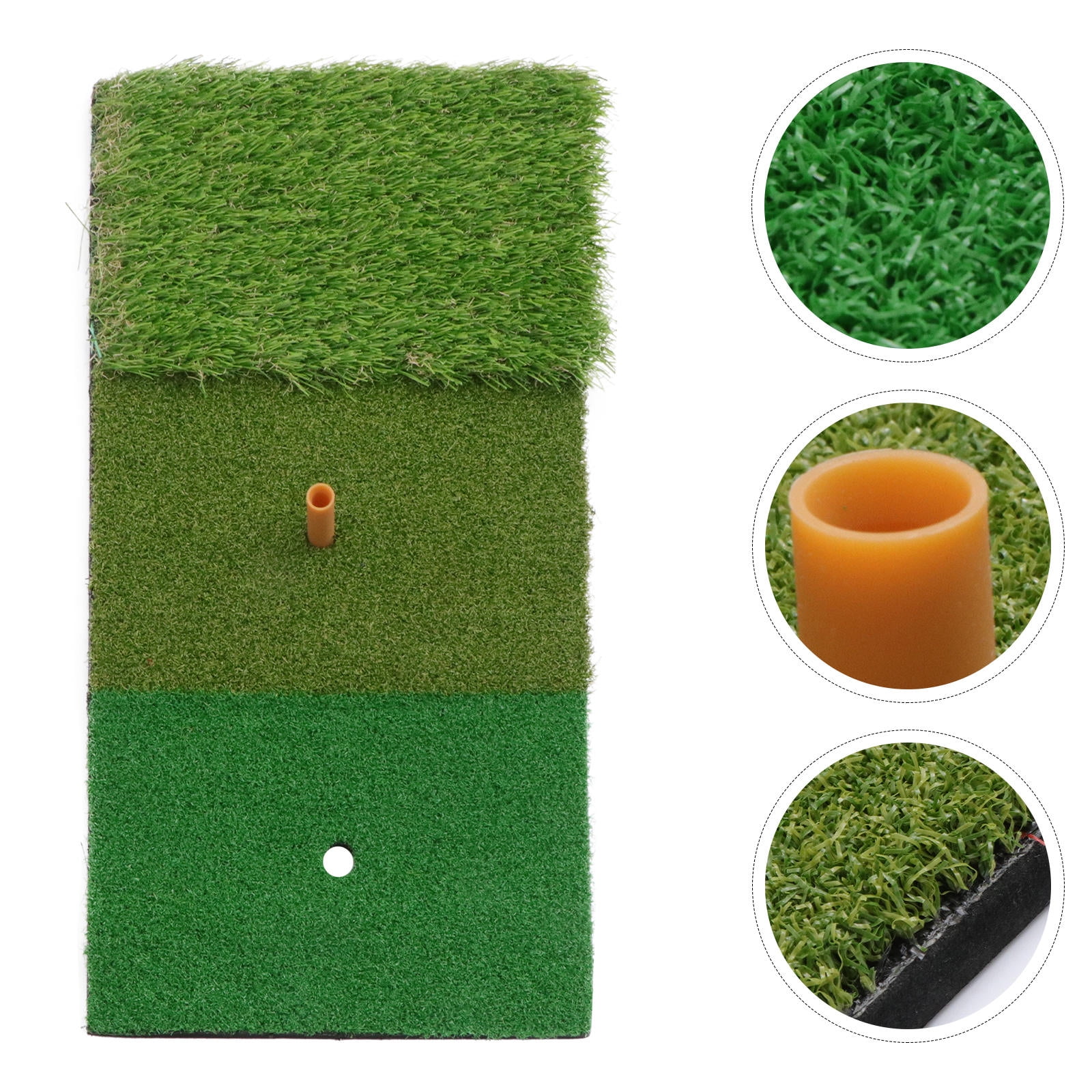 OUNONA Golf Hitting Surface Carpet Chipping Grass Mat Training Aid ...