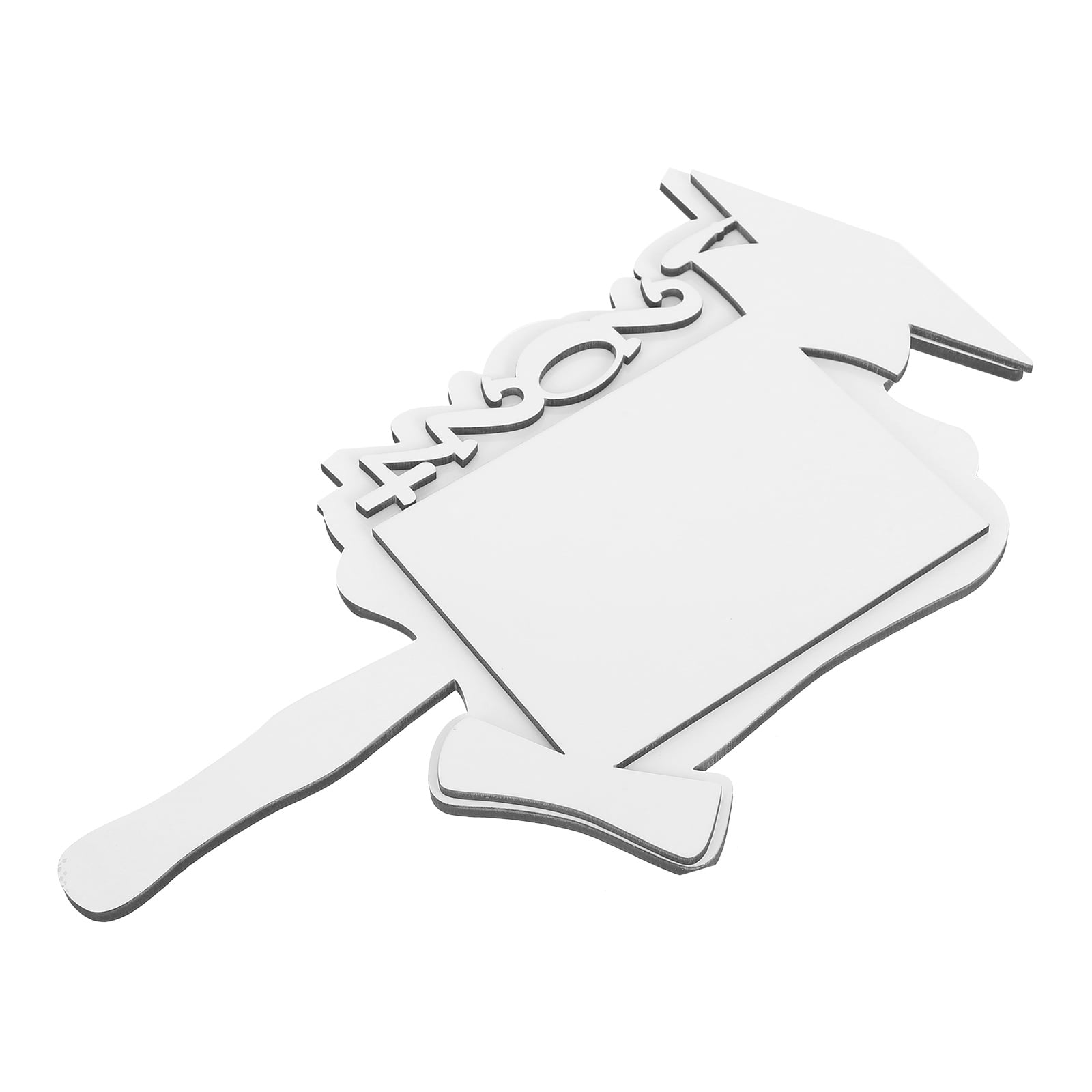 OUNONA Graduation DIY Heat Transfer Fan Blank Picture Frame Hand ...